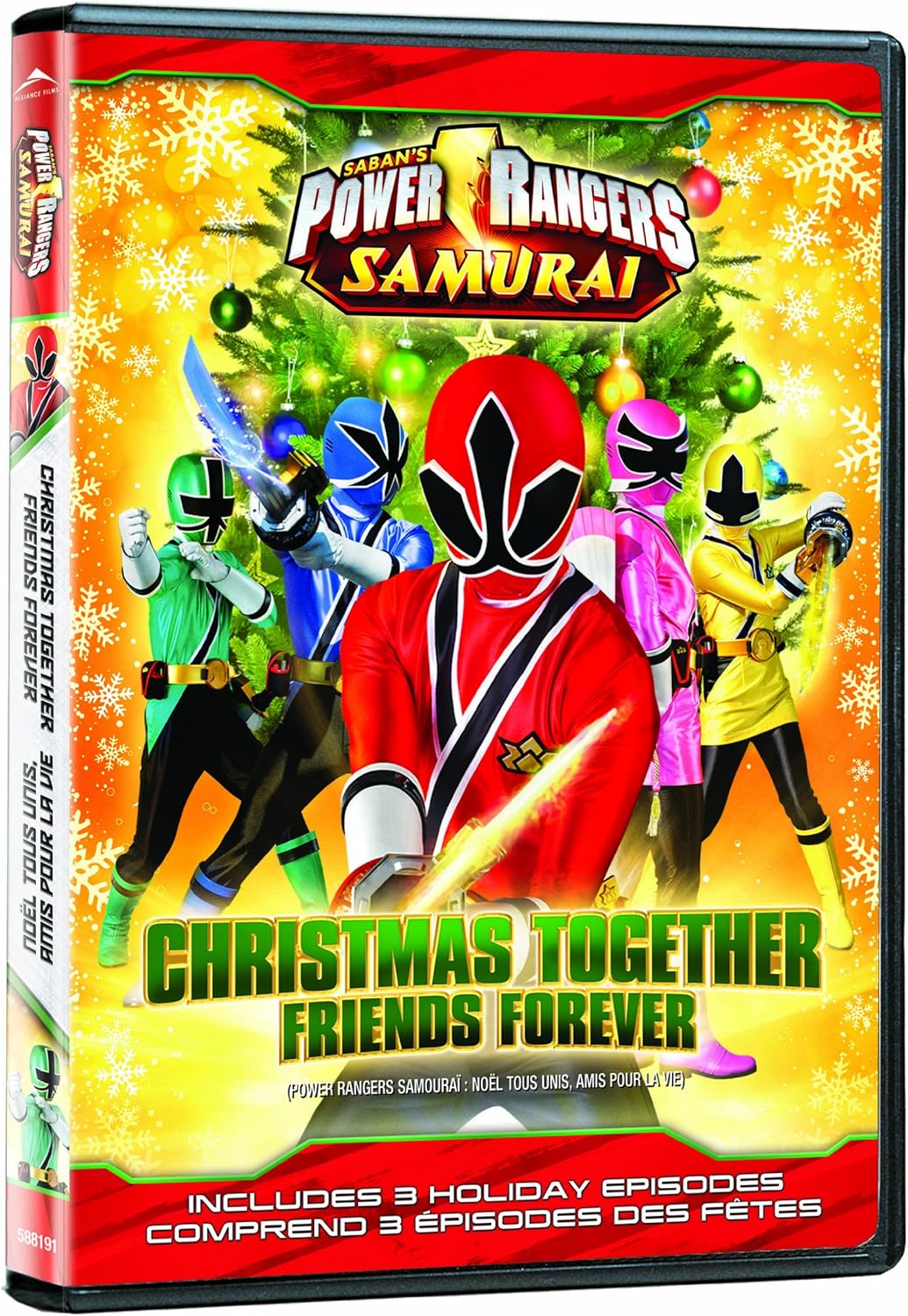 Power Rangers Samurai: Christmas Together Friends Forever: Amazon.fr ...