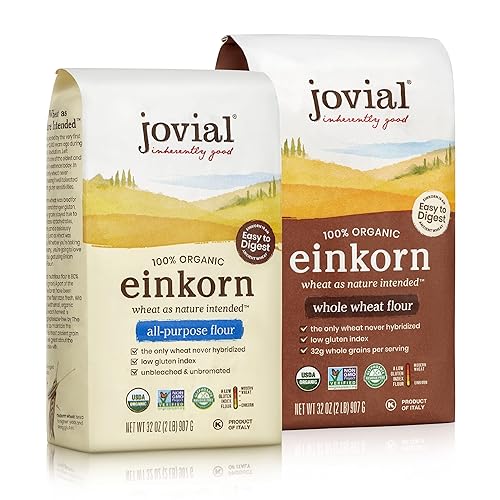 Jovial Organic Einkorn Whole Wheat & Unbleached All Purpose Flour ...