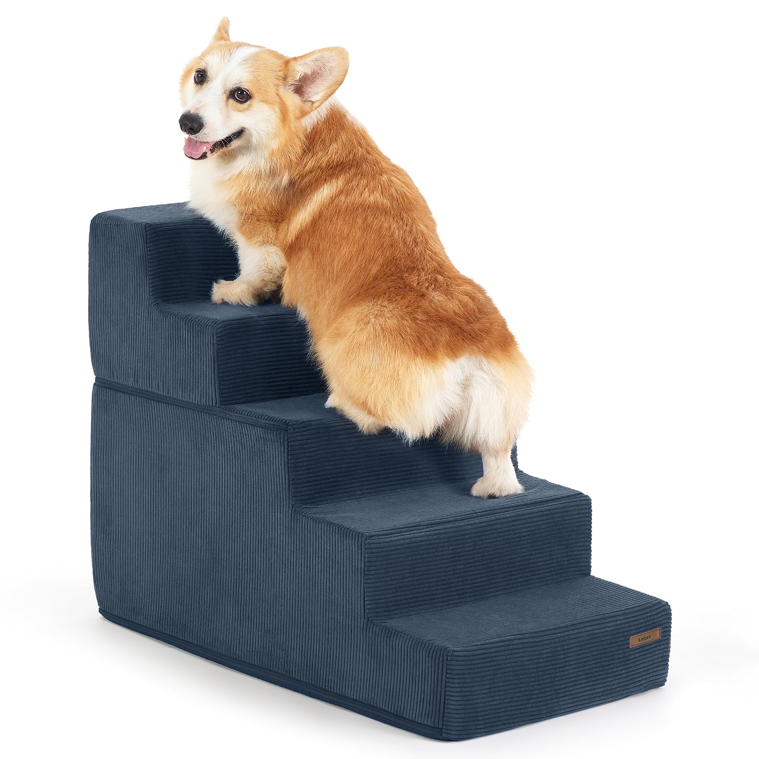 Lesure Dog Stairs for Small Dogs - Pet Stairs for High Beds and Couch ...