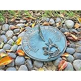 Amazon.com : Brass Decorative Rabbit Sundial 10" Inches Wide : Garden ...