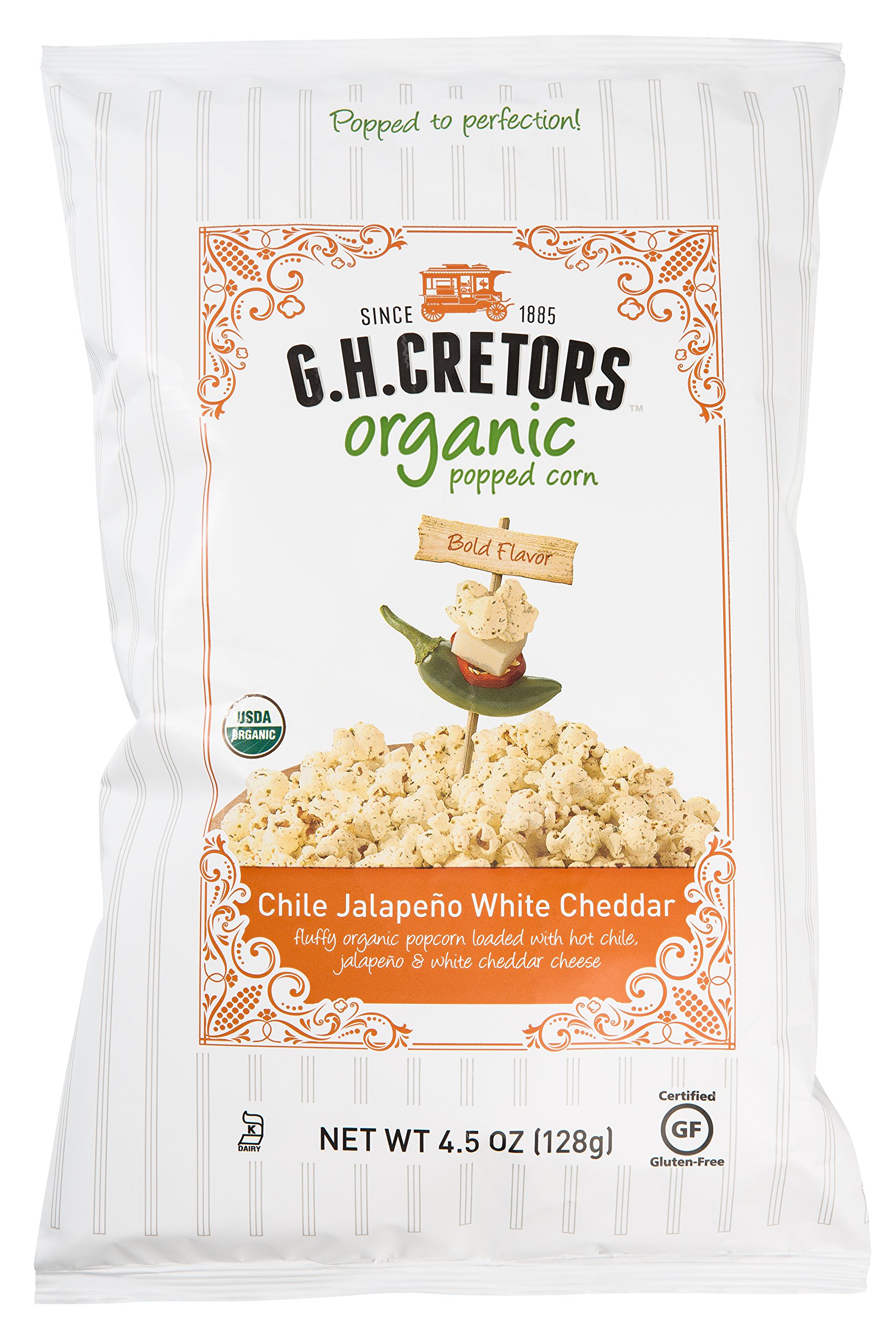 Amazon.com: G.H. Cretors Popcorn, Organic Popcorn Extra Virgin Olive ...