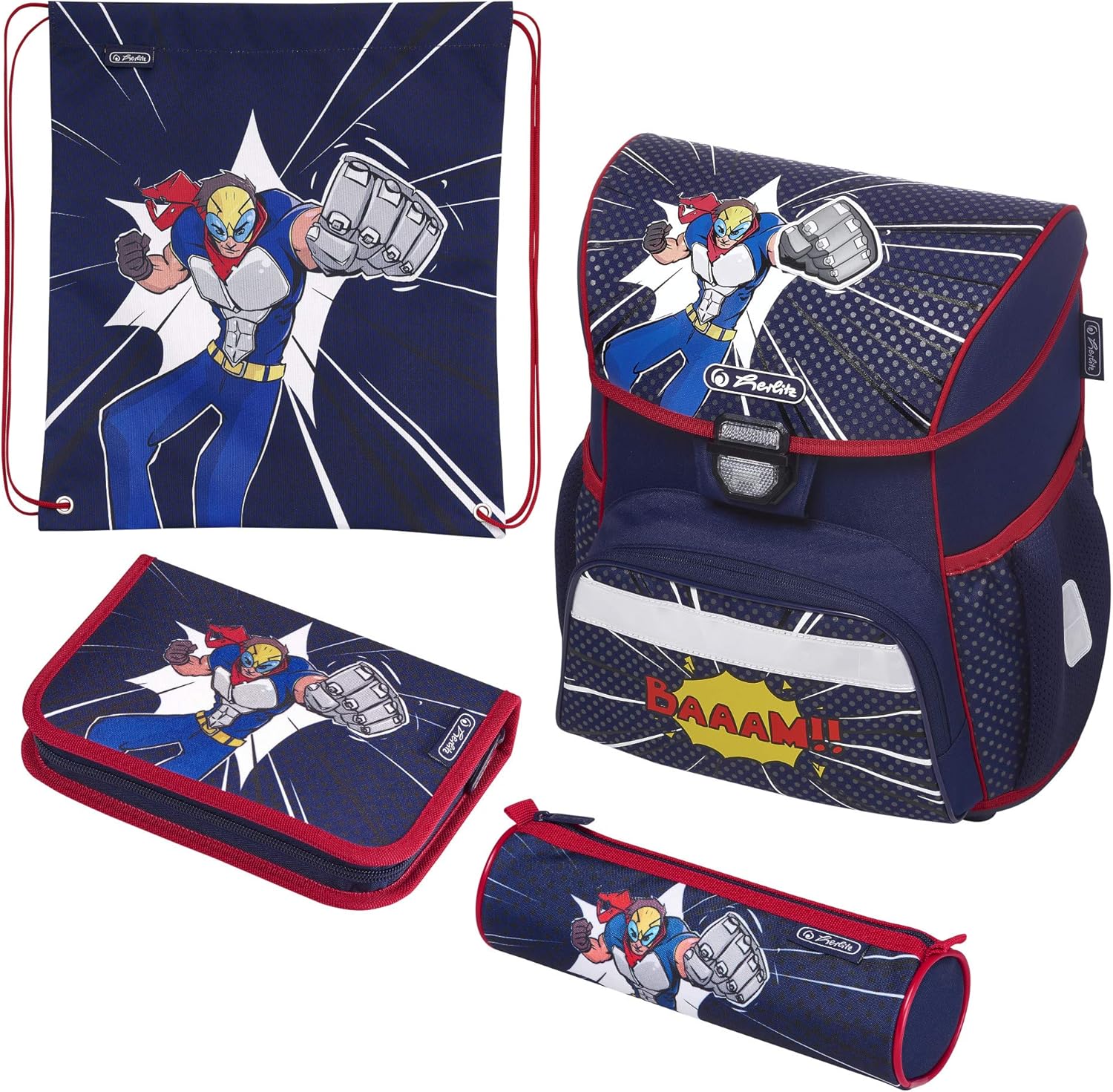 Herlitz School bag., comic hero (Multicolour) – 50020577 – BigaMart
