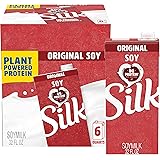 Amazon.com: Silk Shelf-Stable Soy Milk Singles, Chocolate, Dairy-Free ...