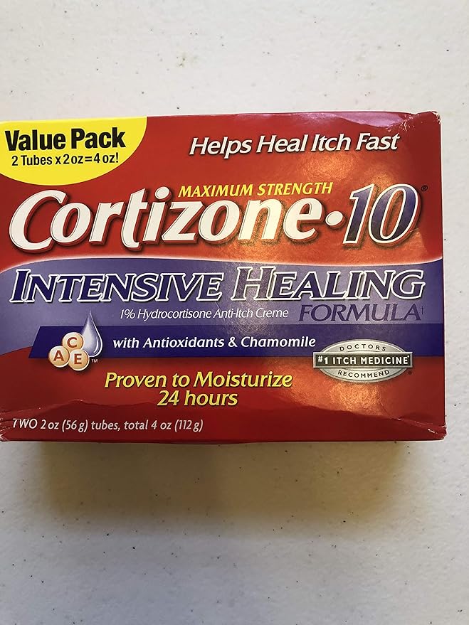 Amazon.com: cortizone 10 Maximum Strenght Intensive Healing 1% ...