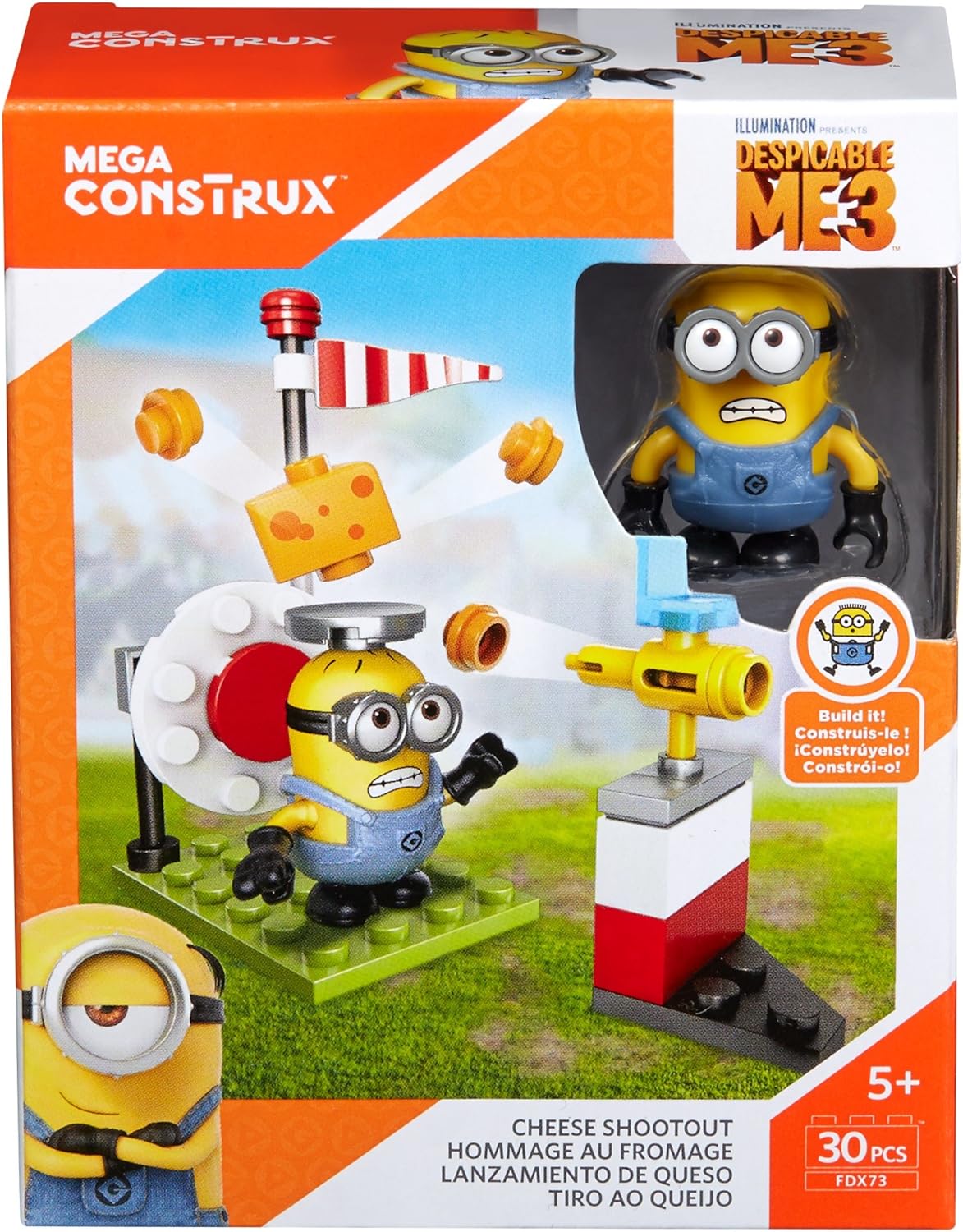 MEGA FDX73 Construx Despicable Me Cheese Shootout Building Set – BigaMart