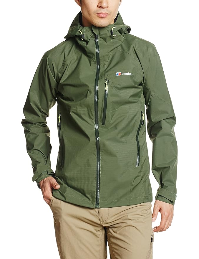 Berghaus M Light Speed Hydroshell Jacket - Forest/Forest - M - Mens ...