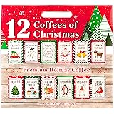 Amazon.com : Christmas Sampler Gift 12 Days of Coffees Christmas ...