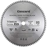 DEWALT DW3128P5 Series 20 12-Inch 80 Tooth and 12-Inch 32T ATB Thin ...