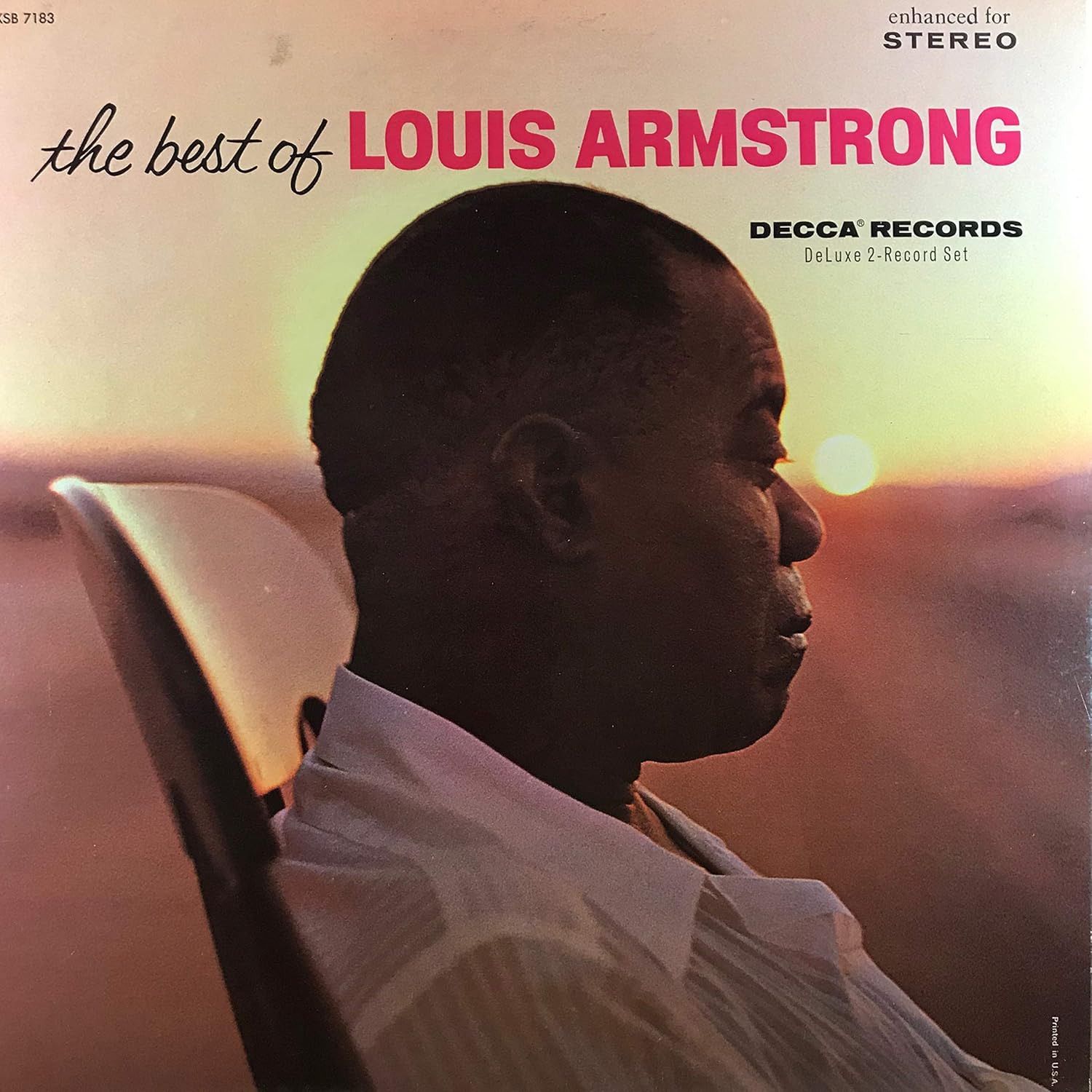 Louis Armstrong - The Best Of Louis Armstrong / MCA Deluxe 2 Record Set ...