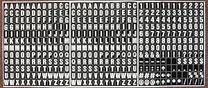 Amazon.com: Stick on Vinyl Lettering, Self Adhesive Letters , Stick on ...