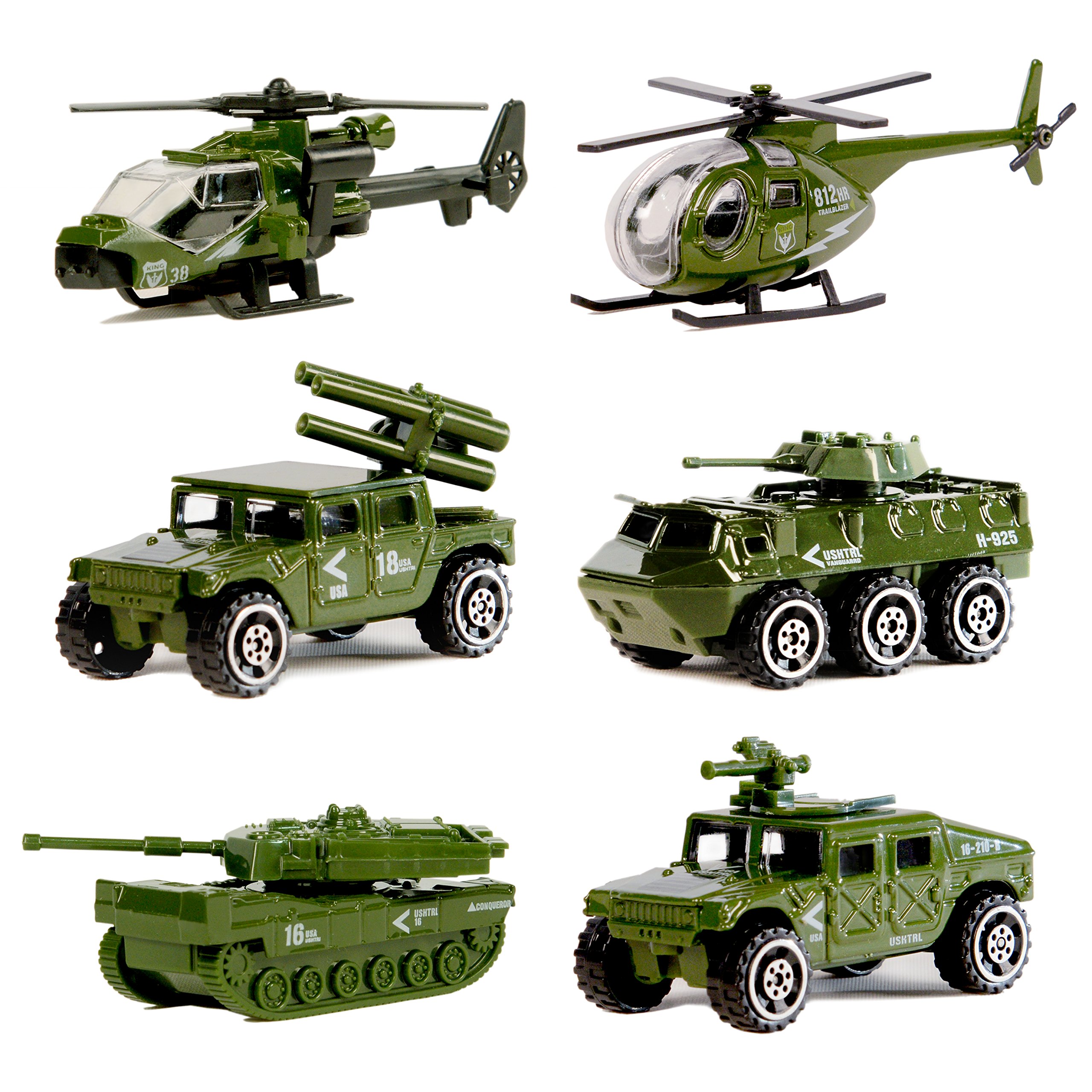 Mua Die cast Military Vehicles 6 Pack Assorted Alloy Metal Army Vehicle