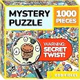 Odd Pieces Mystery Jigsaw Puzzle-1,000 Pcs Mystery Puzzle with ...