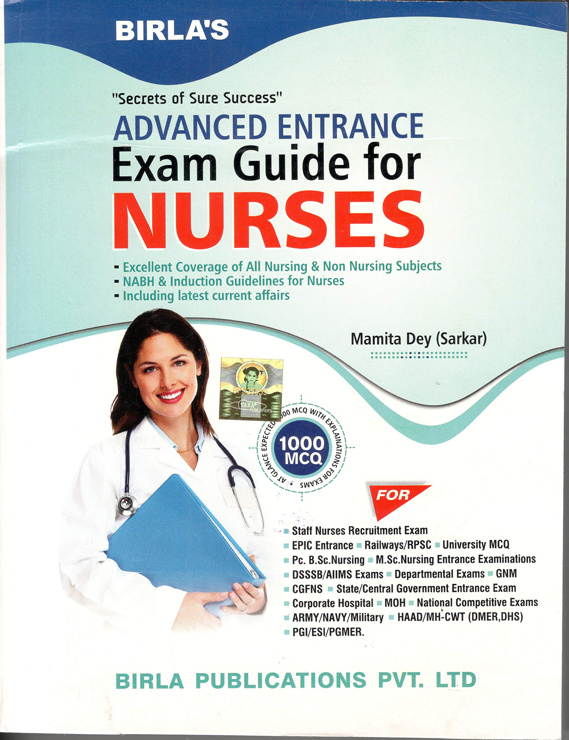 Advanced Entrance Exam Guide For NURSES Ansh Book Store