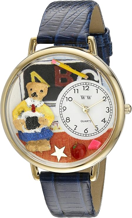 Amazon.com: Whimsical Watches Unisex G0230007 Teacher Teddy Bear Royal ...