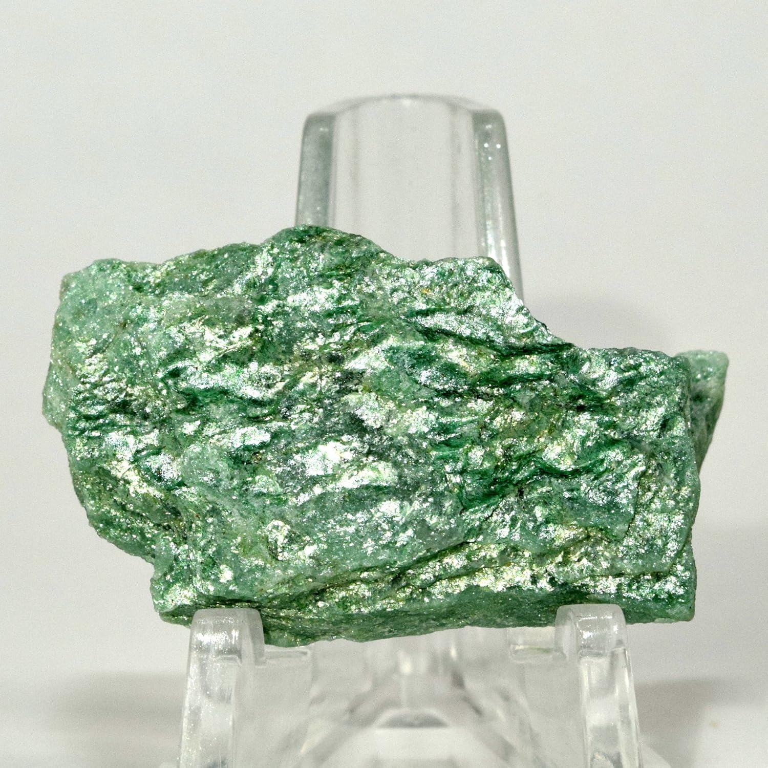 Amazon.com: 50 Carat Green Fuchsite Rough Stone Sparkling Natural ...