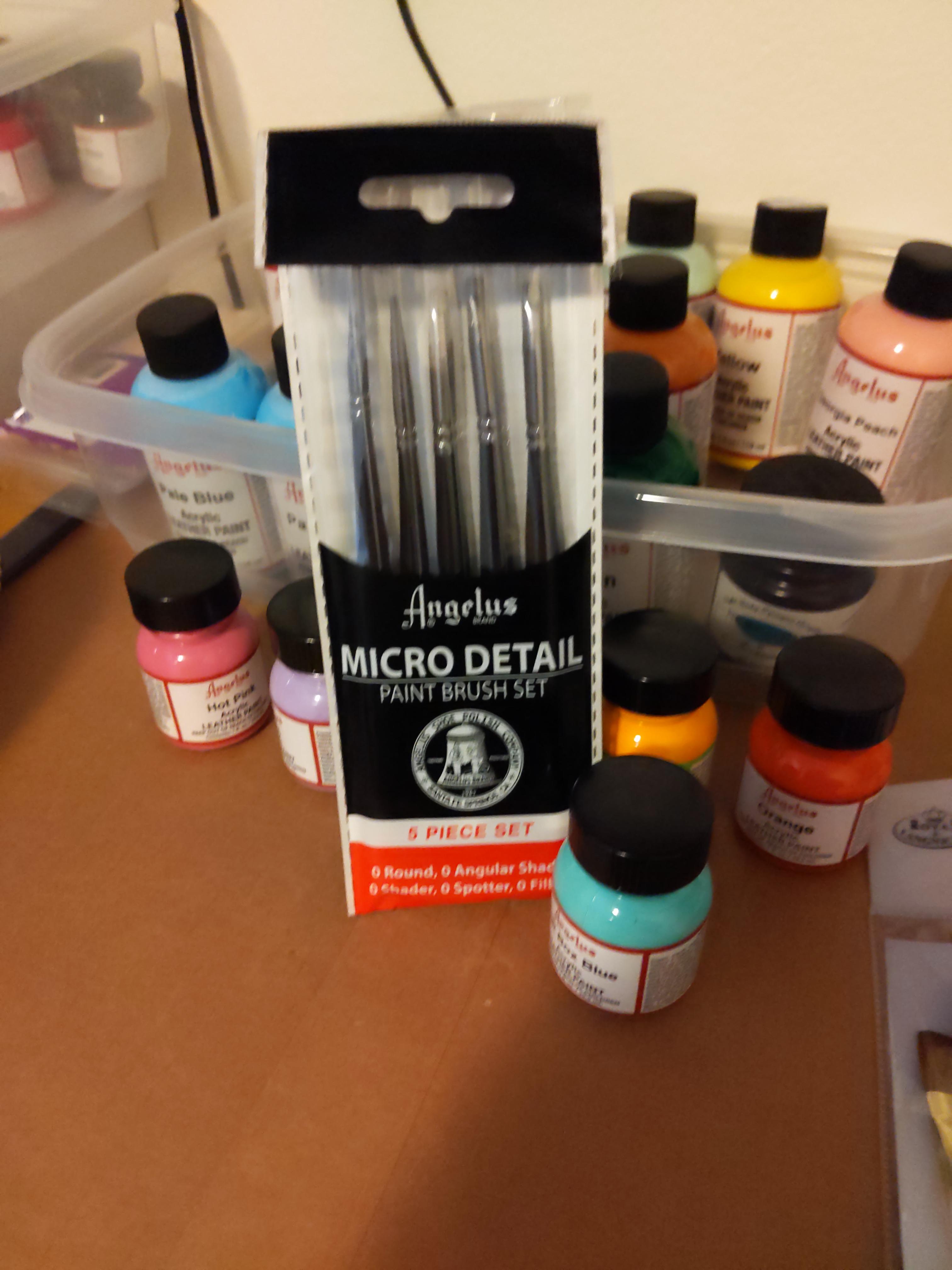 $3/mo - Finance Angelus Micro Detail Paint Brush Set of 5 | Buy Now ...