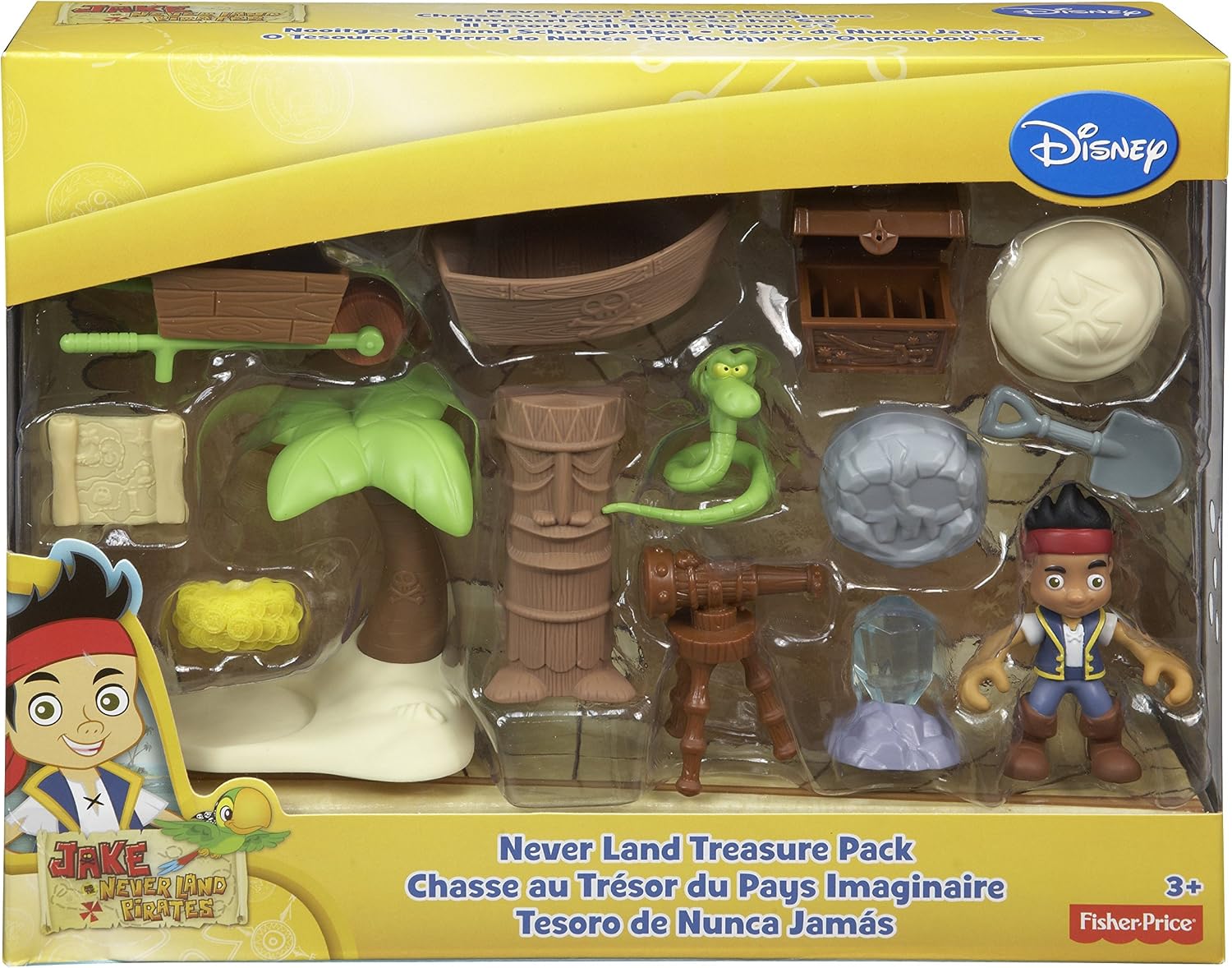 Fisher-Price Jake and The Neverland Pirates Never Land Treasure Pack ...