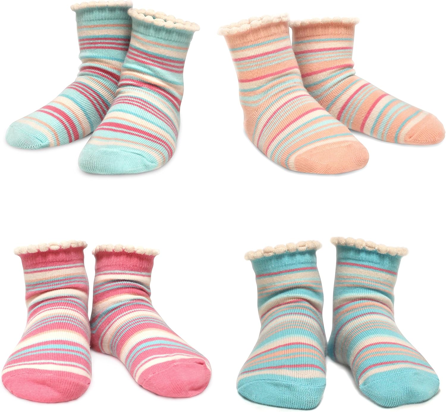 Amazon.com: Girl's Socks by Kindersocks – Comfortable and Fun Girl’s ...