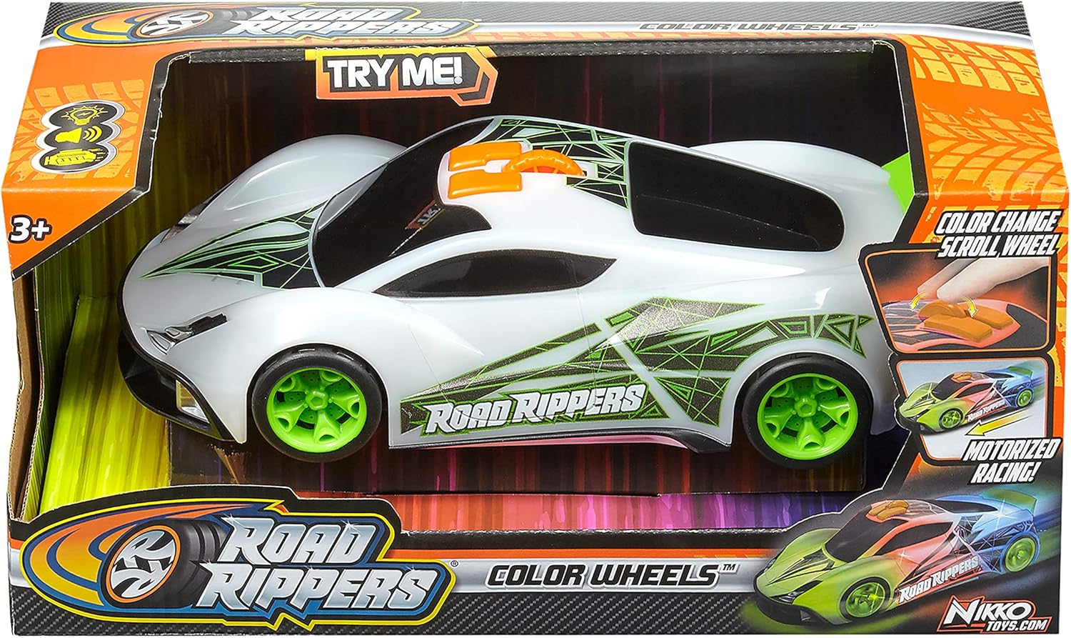 NIKKO – Road Rippers Car Color Wheels – Super Car – BigaMart
