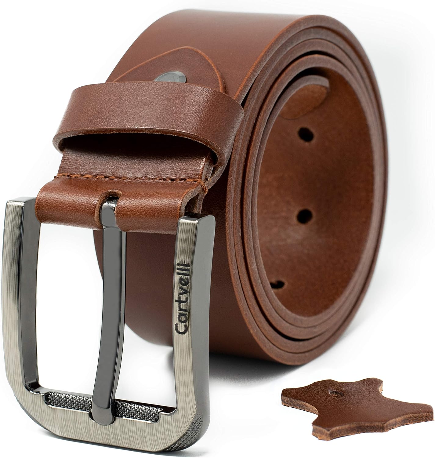 Cartvelli Cinturón de piel para hombre con grabado personalizado ...