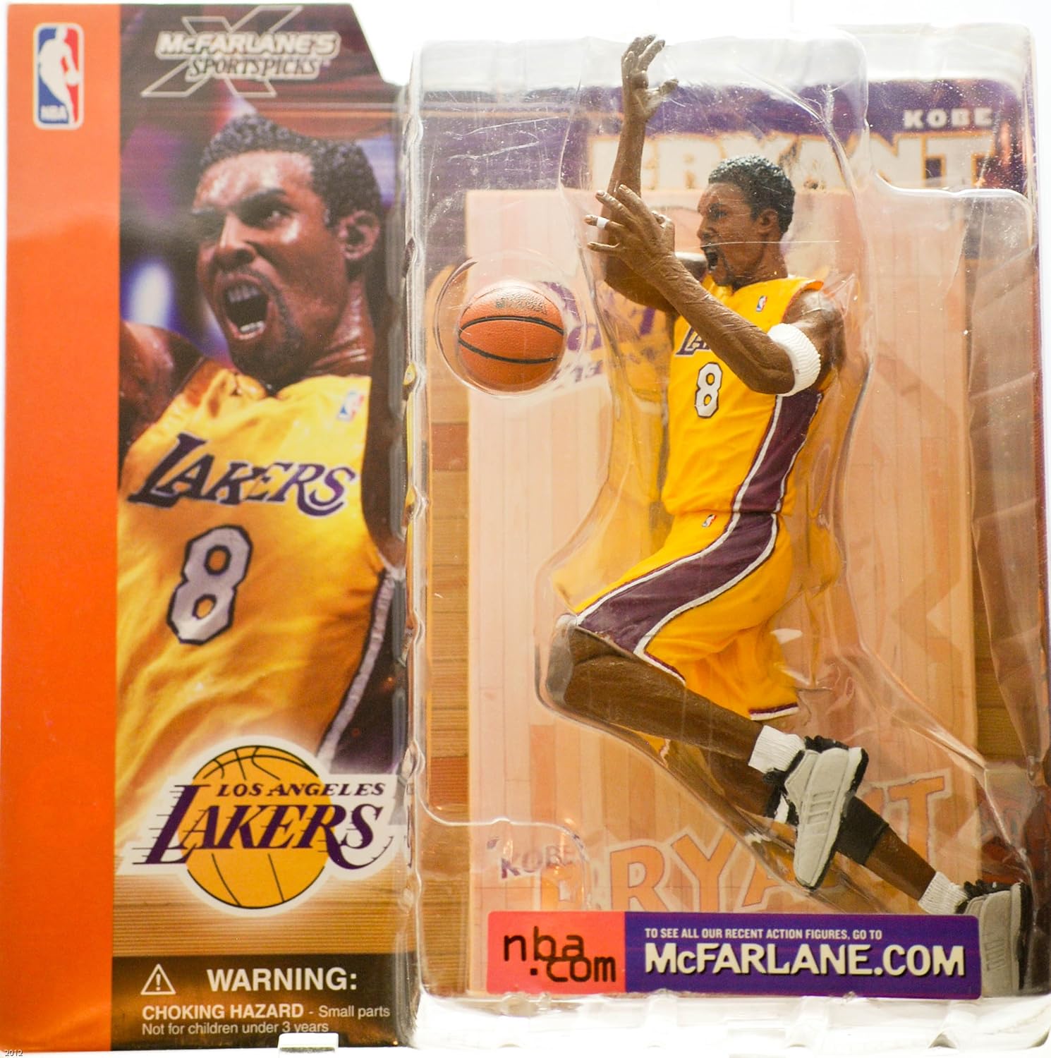Action & Toy Figures Kobe Bryant McFarlane Series 1 Yellow Uniform Los ...