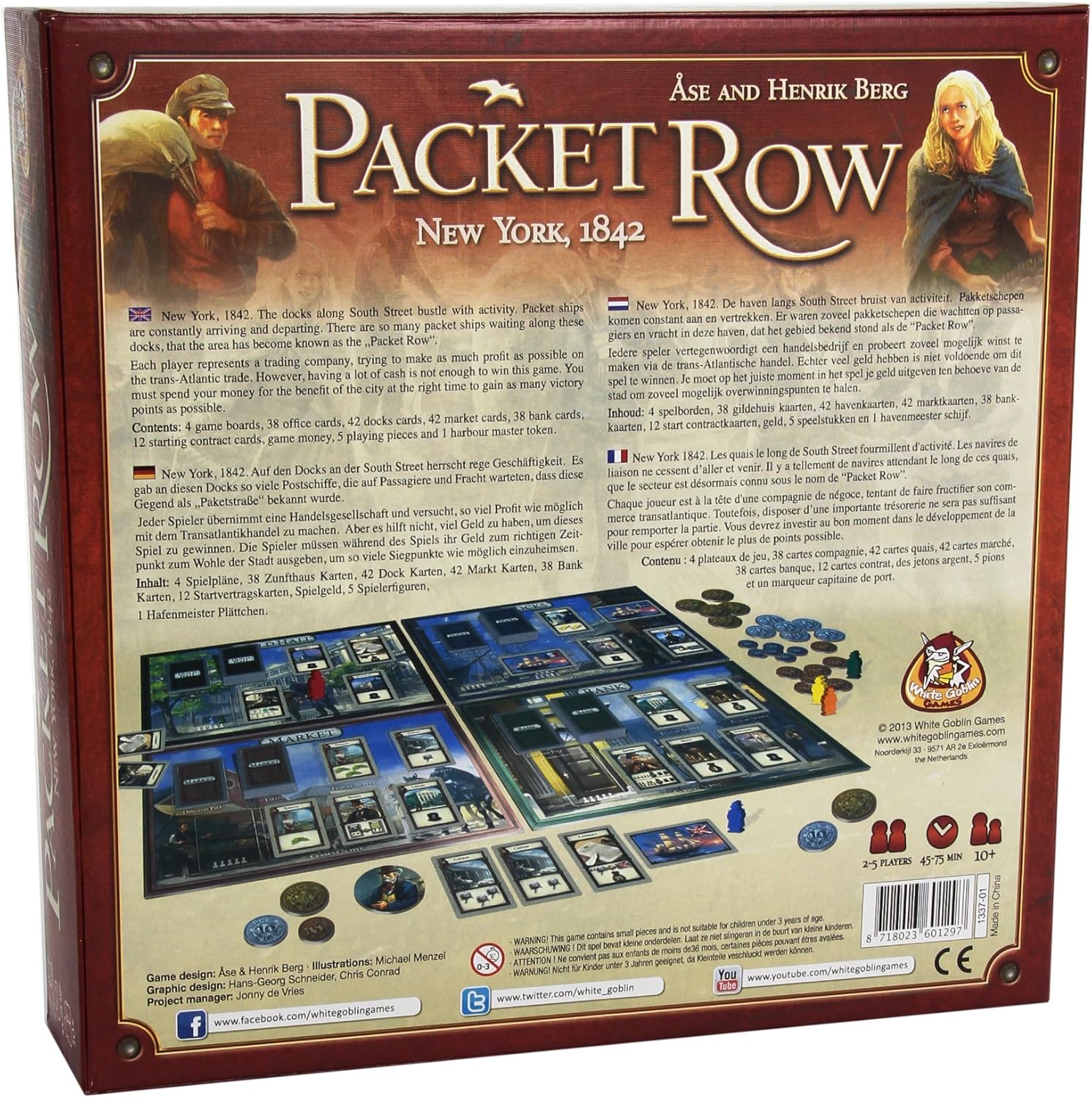 White Goblin Games WGG01337 Packet Row Board Game – BigaMart