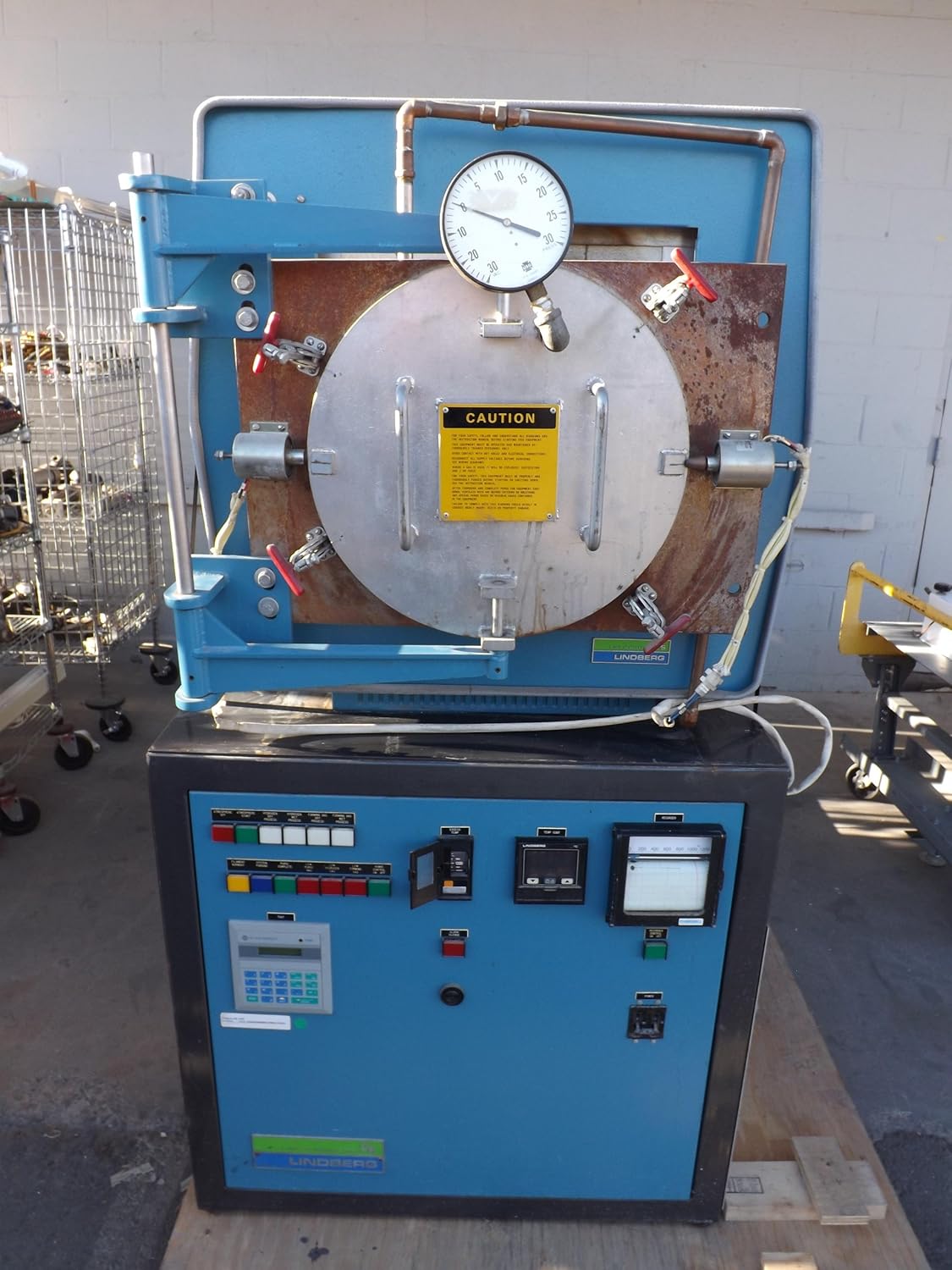 Lindberg 51668-HR Pressurized Box Furnace Atmosphere Retort 1200 C ...
