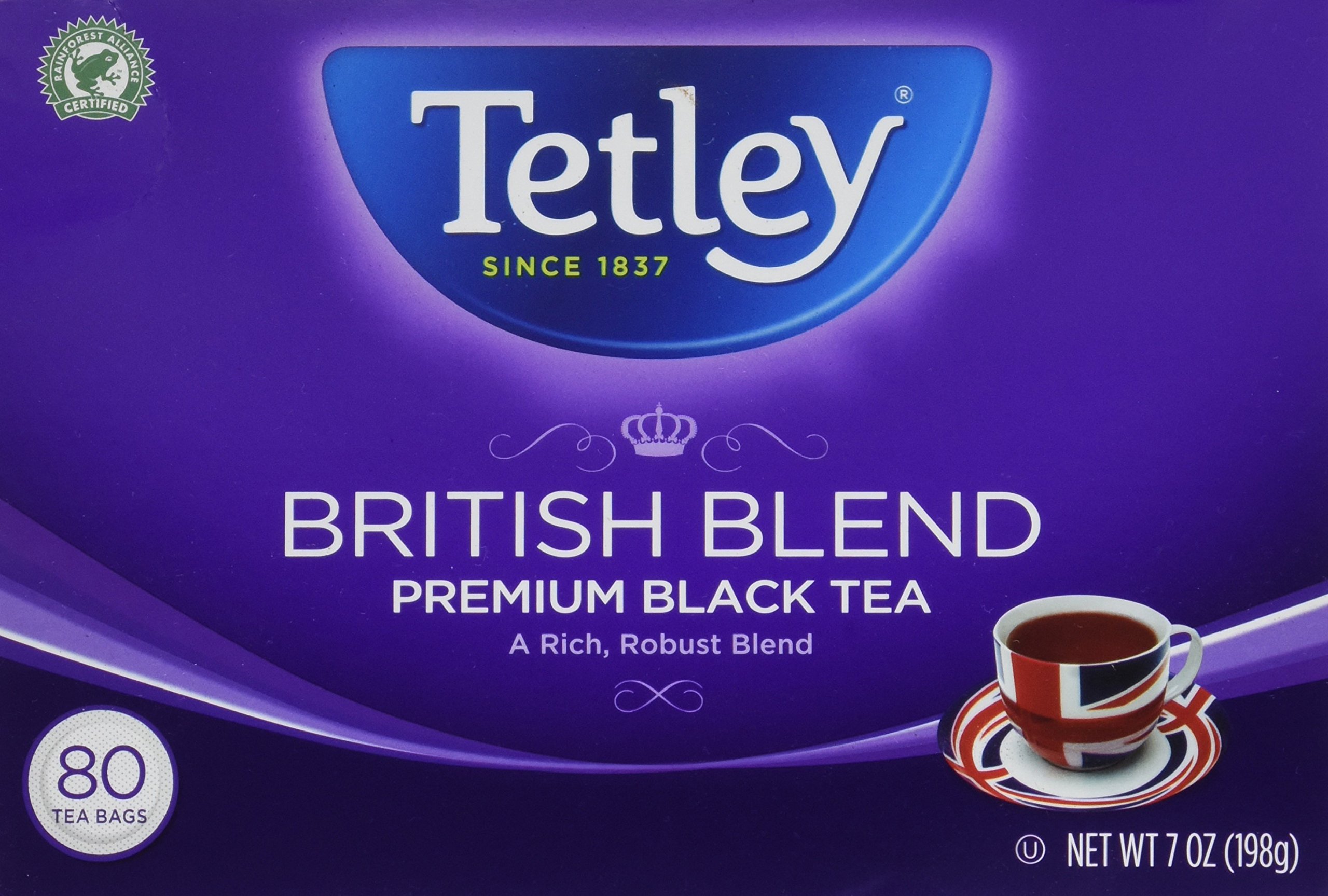 Amazon.com : Tetley Premium Black Tea, Decaffeinated British Blend, 40 ...