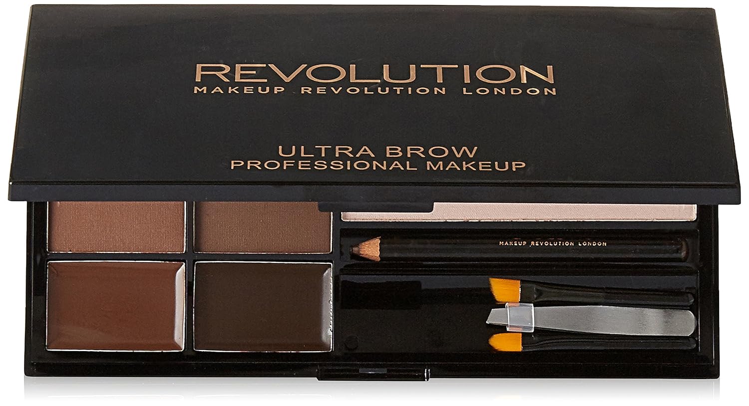 Makeup Revolution Ultra Brow Kit - Medium to Dark: Amazon.co.uk: Beauty