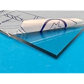 Hoja de policarbonato Lexan transparente de 0.25" - 1/4" (6 mm) 24" x ...