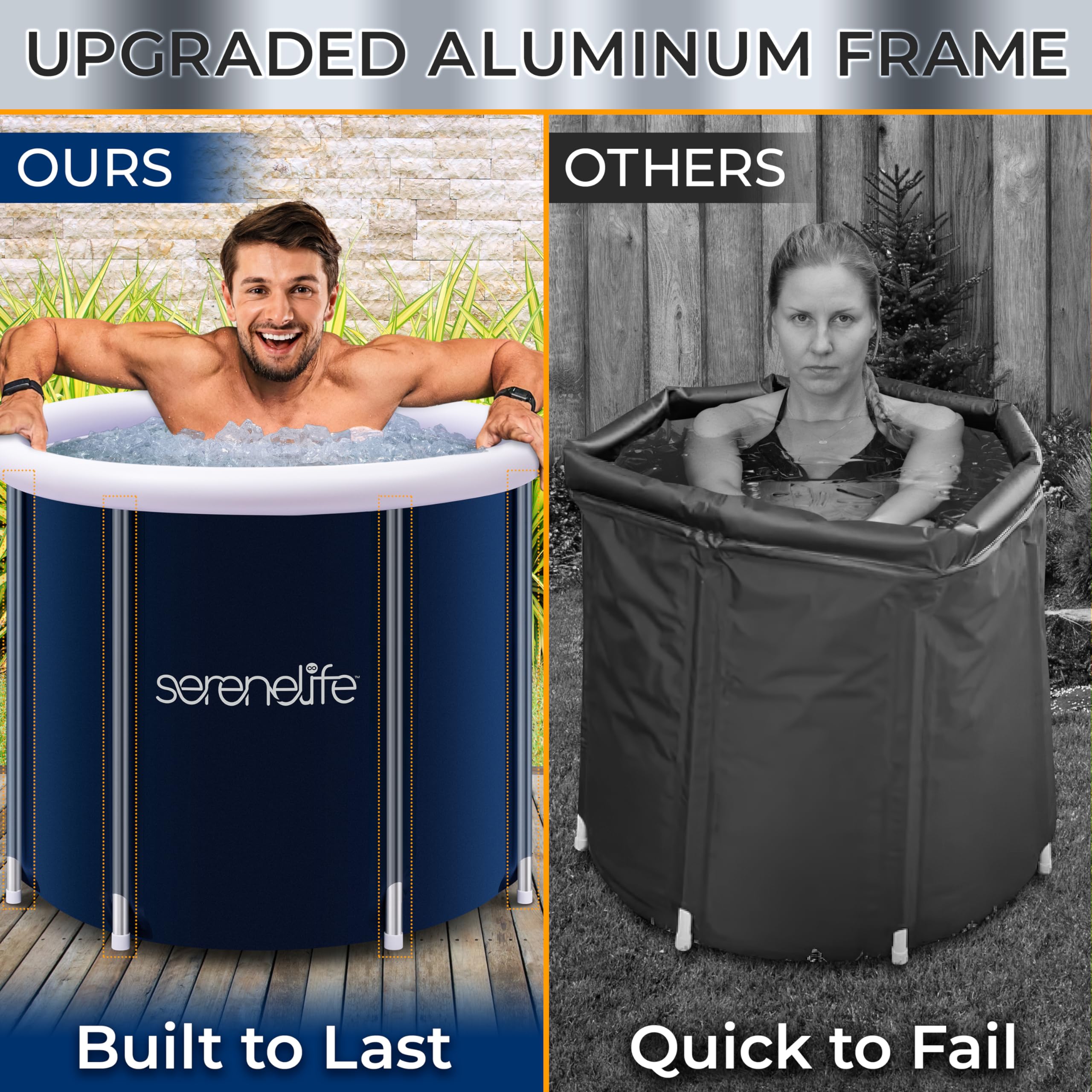 Mua SereneLife Inflatable Insulated Cold Plunge Tub - One Person Ice ...