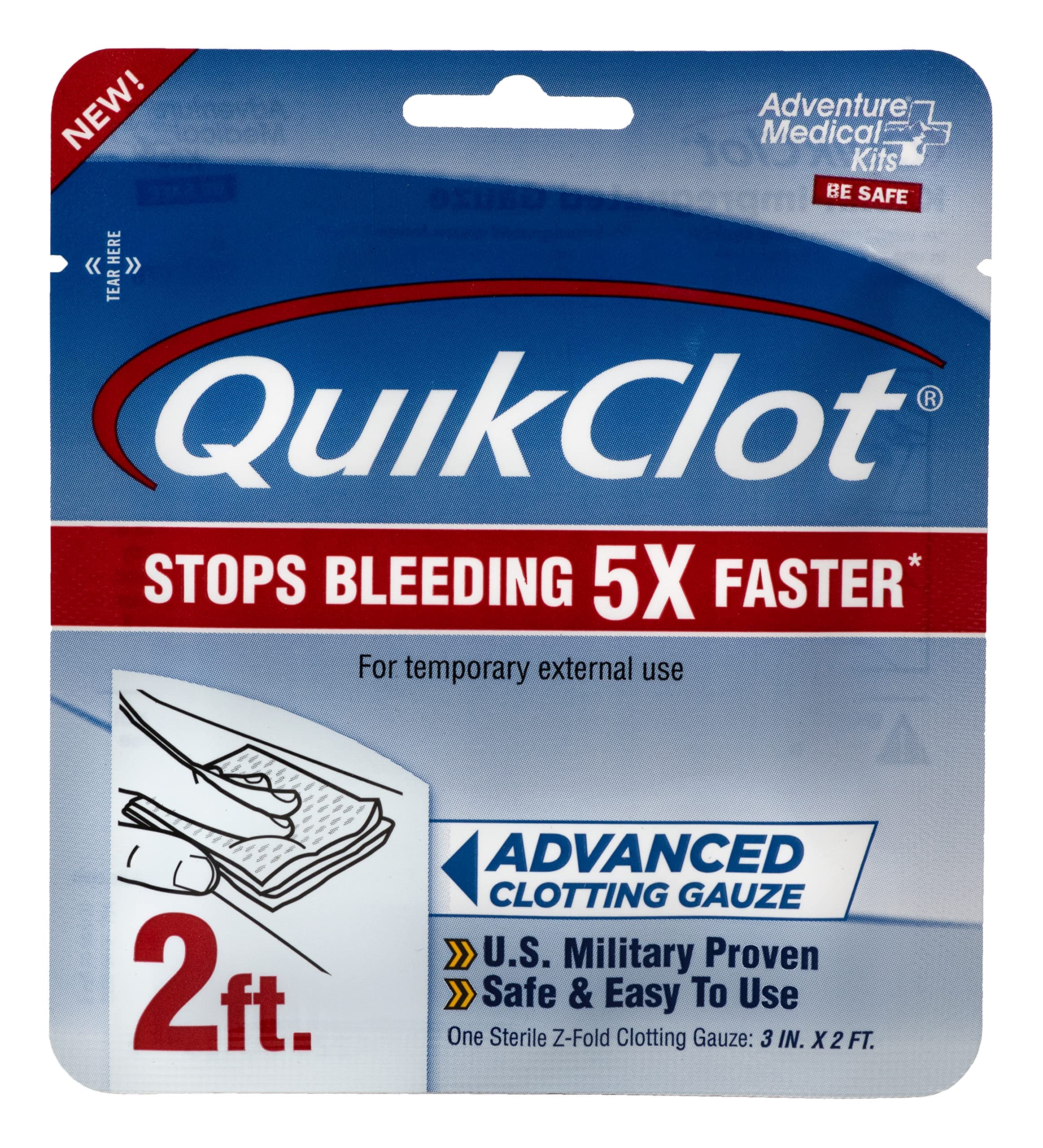 Mua Adventure Medical Kits QuikClot Advanced Clotting Gauze - Flexible ...