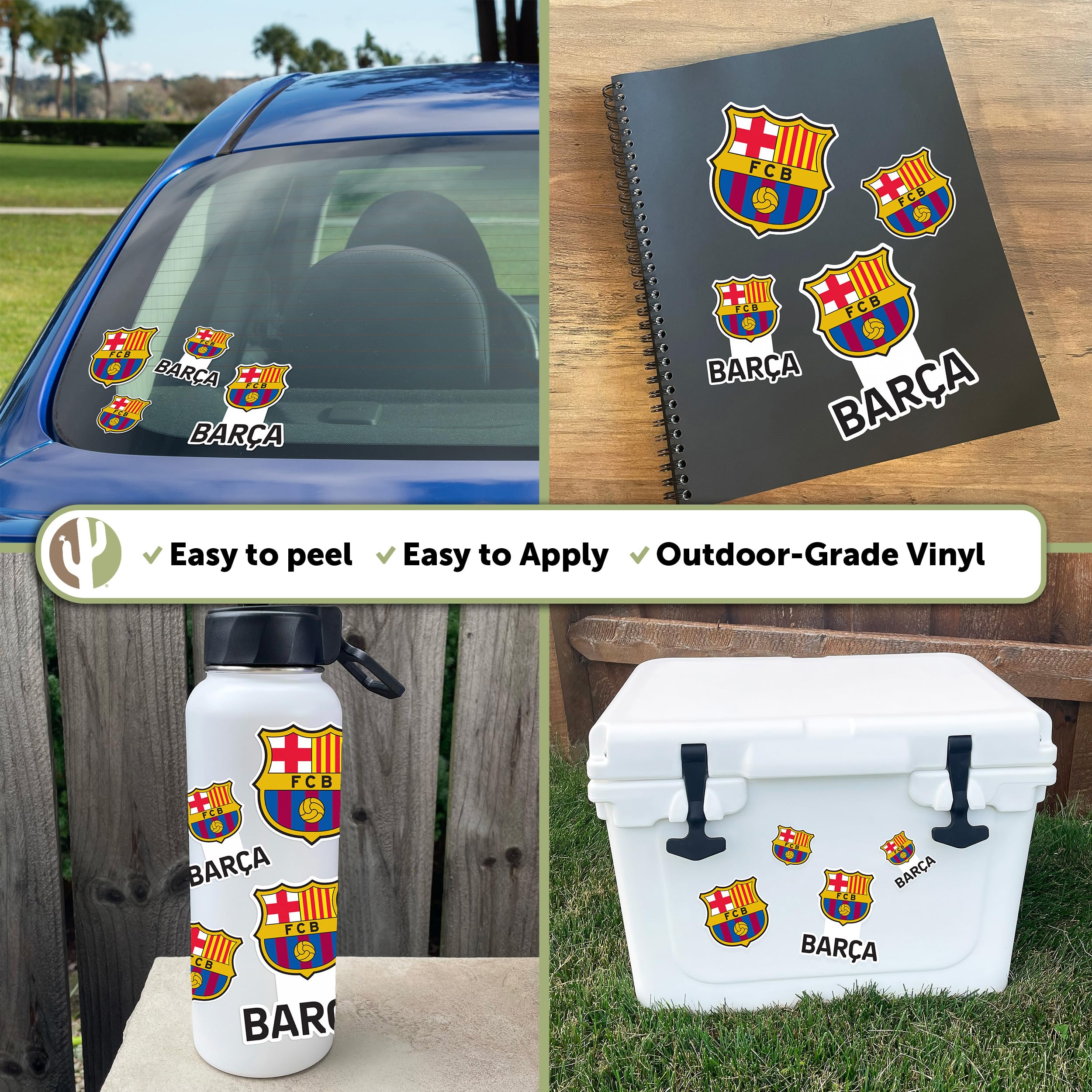 Mua Desert Cactus FC Barcelona Stickers Barça Sheet Vinyl Football ...