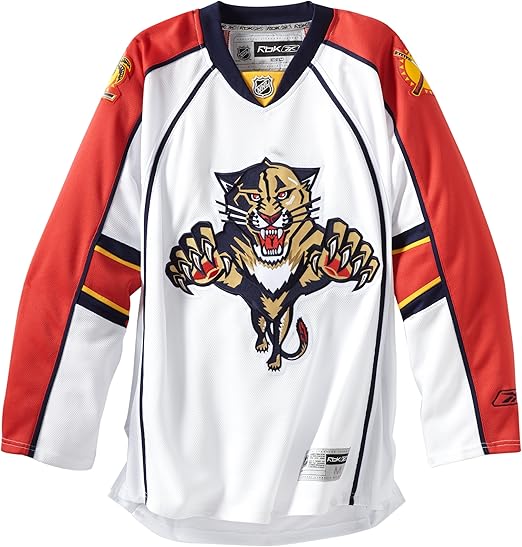 Amazon.com : NHL Florida Panthers Premier Jersey, Blue/White : Sports ...