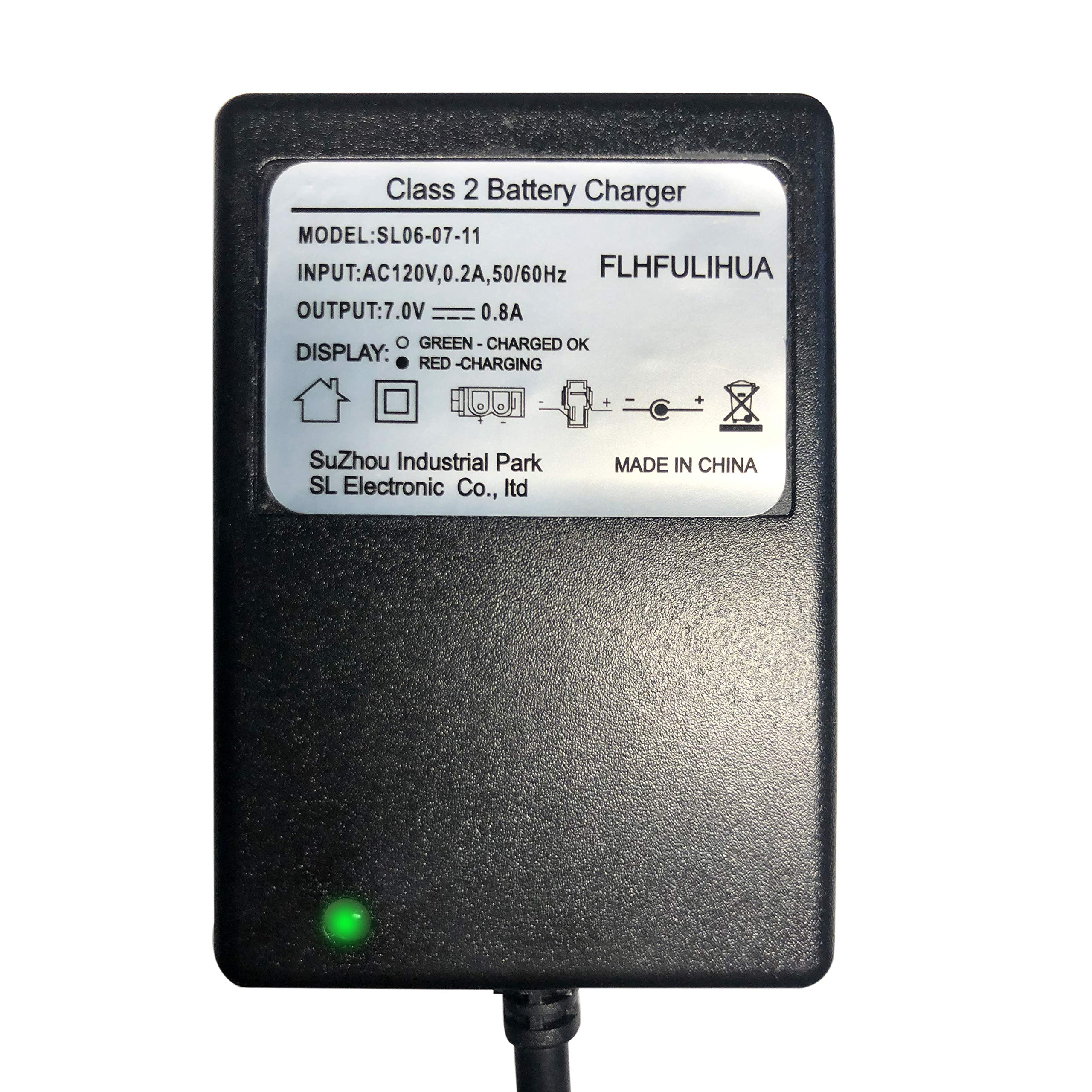 Mua 6V Charger for 6V Kids Ride On Car,7V0.8A for 6 Volt Battery ...