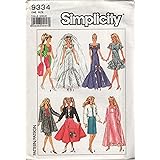 Amazon.com: Simplicity 5807 Sewing Pattern, Wardrobe for 11 1/2 ...