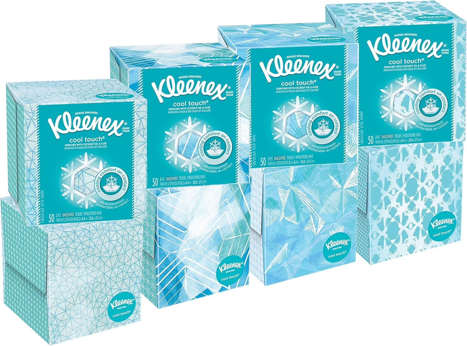 Kleenex Cool Touch Facial Tissues (27 tissue boxes, 50 Cool Touch ...