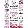 Amazon.com : Kink Ink - 25 x "Daddy's Little Girl" Temporary Tattoo Sexy Kinky A4 Sheet : Beauty ...