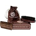 Amazon.com : Majestic Samson Dual Action Wooden Beard Comb and Beard ...