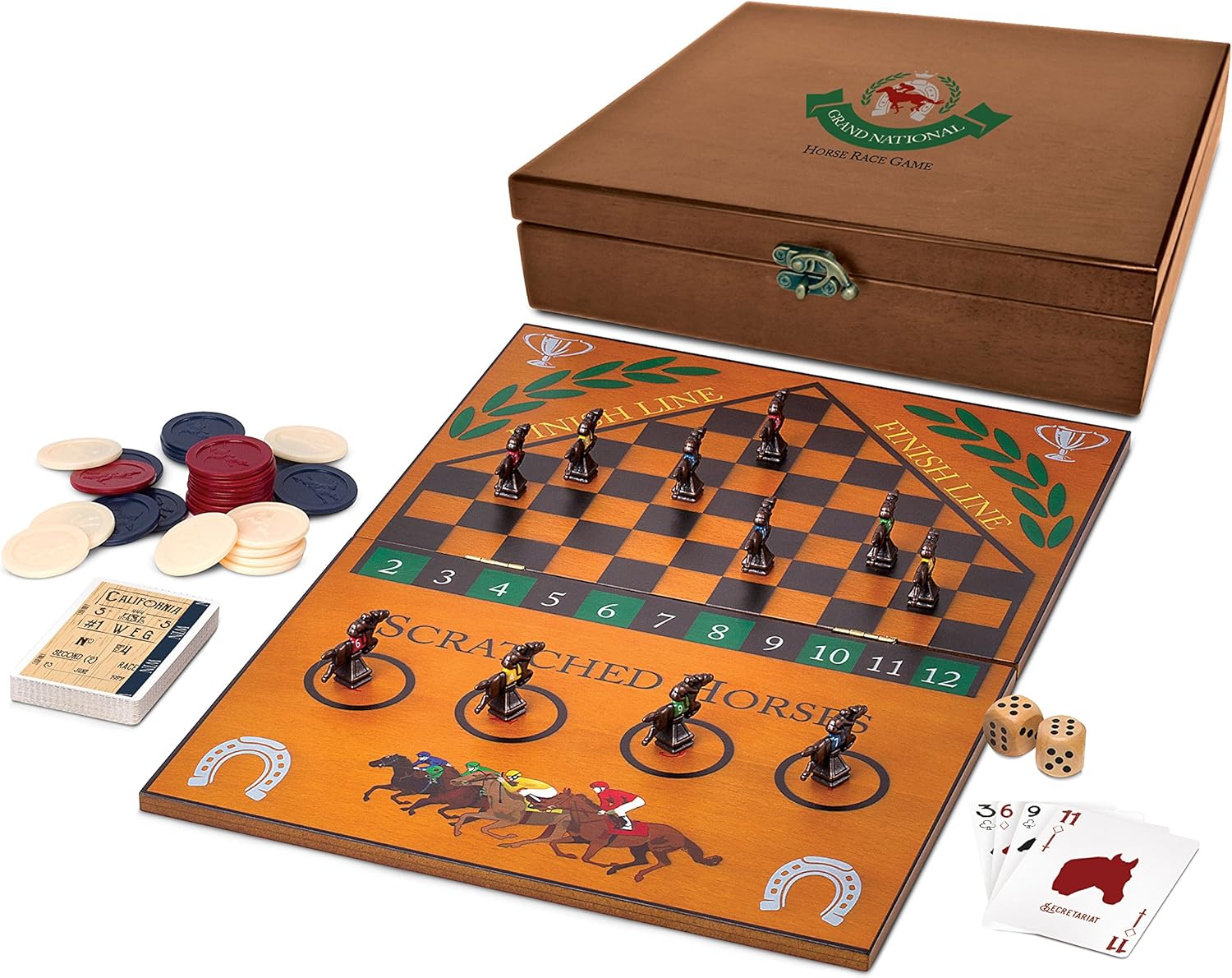 WE Games Grand National Horse Race Game Board Games Amazon Canada
