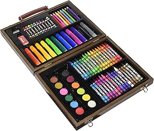 Amazon.com: Cra-Z-Art 78 Pc Wooden Art Set Playset: Toys & Games