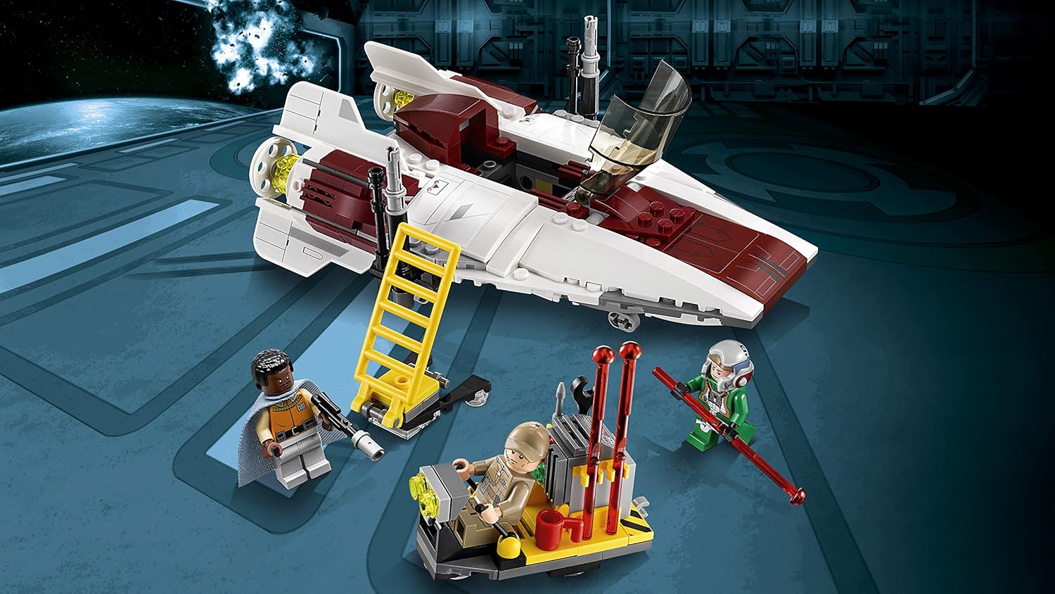 Building LEGO Star Wars A-wing Starfighter 75175 Building ...