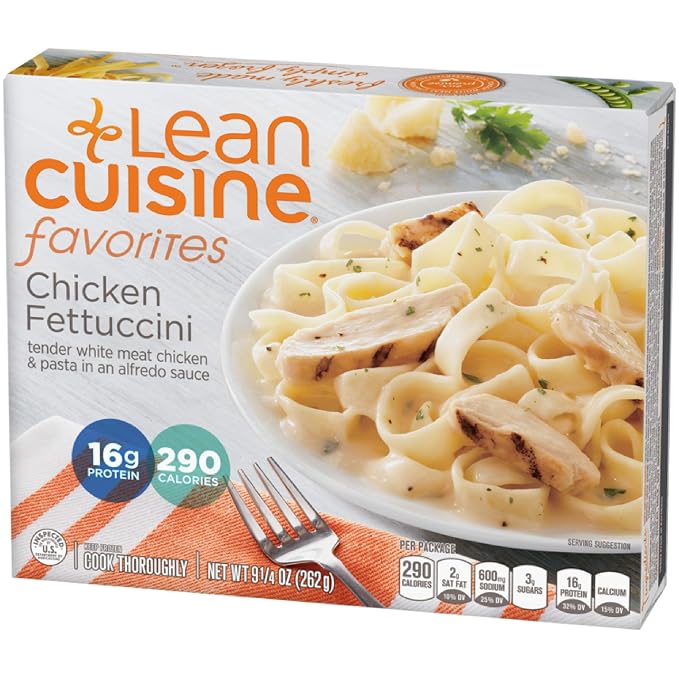 Lean Cuisine Favorites Chicken Fettuccini - Frozen Meal with No ...