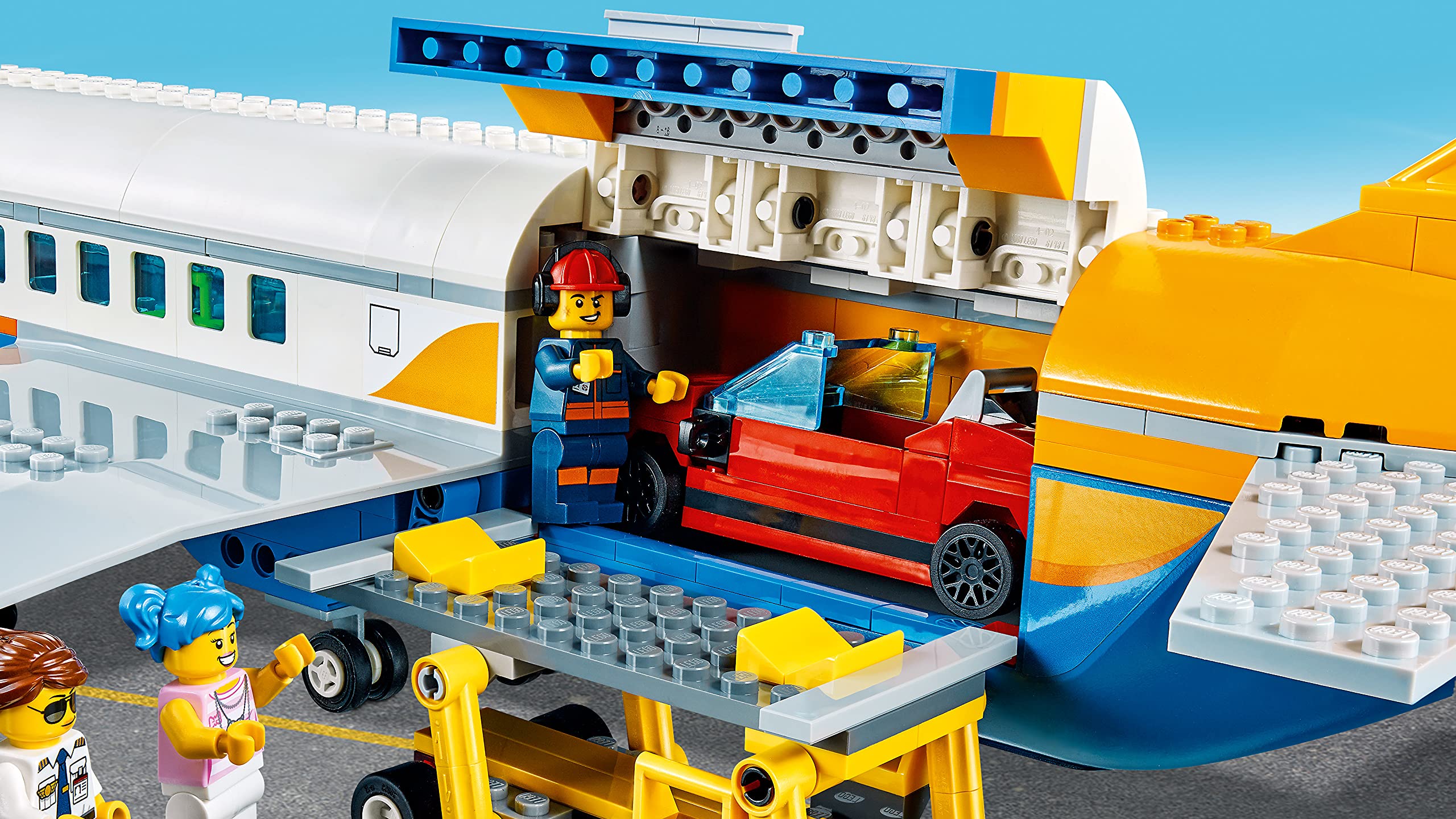 Mua City Passenger Airplane 60262, with Radar Tower, Airport Truck with ...