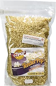 Tender Pop Hulless Popcorn Kernels 2 Lbs - Just Poppin Brand: Amazon.ca ...