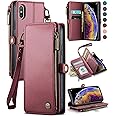 Amazon.com: Defencase for iPhone X/XS Case, RFID Blocking for iPhone Xs/X Wallet Case for Women ...