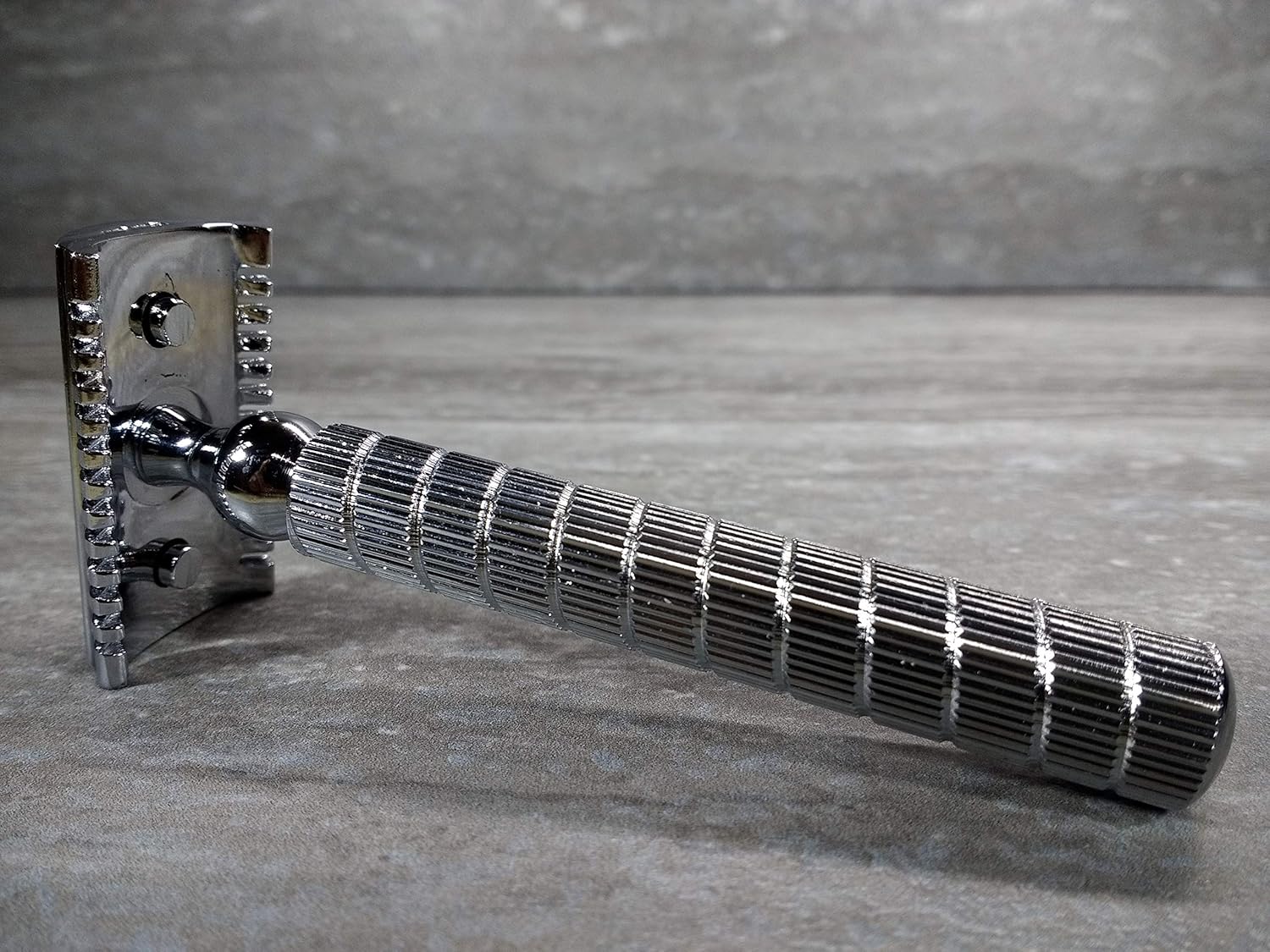 DE Open Comb Safety Razor Chrome Shaving Razor Double Edge: Amazon.co ...