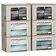 Amazon.com: Sorbus Storage Bins with Metal Frame - Stackable & Foldable ...