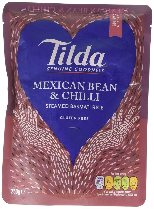 Tilda Microwave Spicy Mexican Basmati Rice 250g: Amazon.co.uk: Prime Pantry