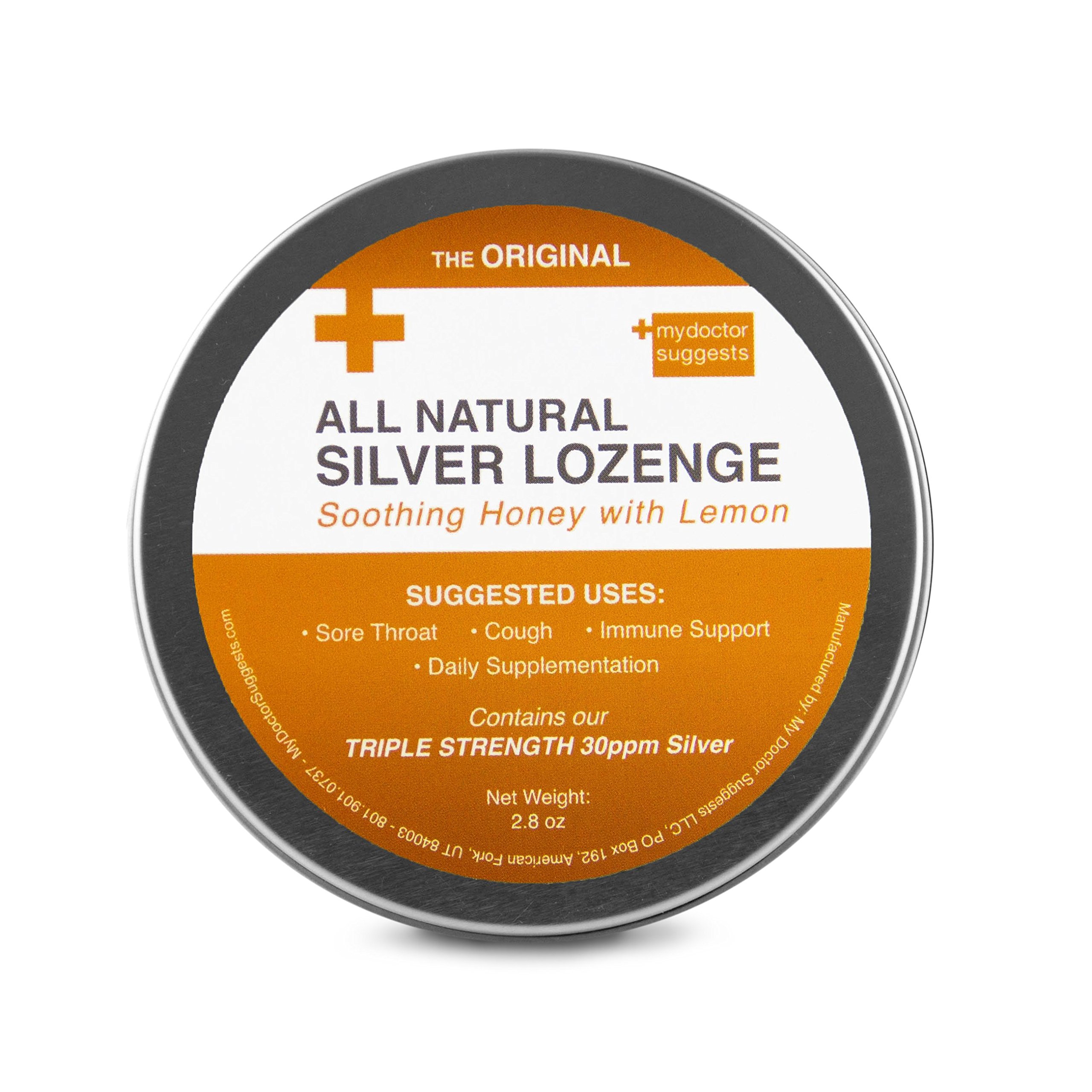 Amazon.com: Original All Natural Silver Throat Lozenges - Sweet Menthol ...